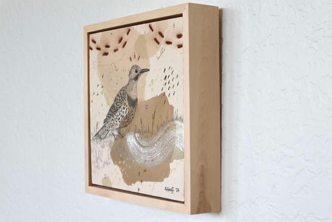 Northern Flicker Mini Original - Alicia Hauff Studio